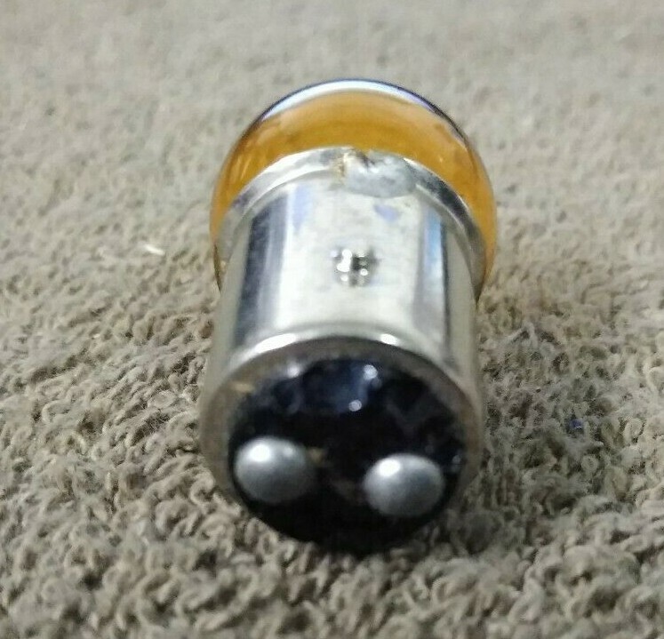 QTY 10 NEW DRAG SPECIALTIES DS-282080 Dual-Filament Mini Amber Light ...