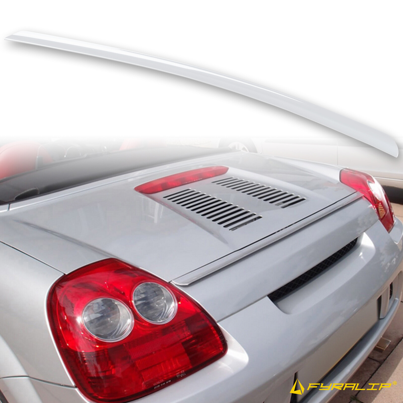 Fyralip Y22 Painted 040 White Trunk Lip Spoiler For Toyota MR2 Spyder ...