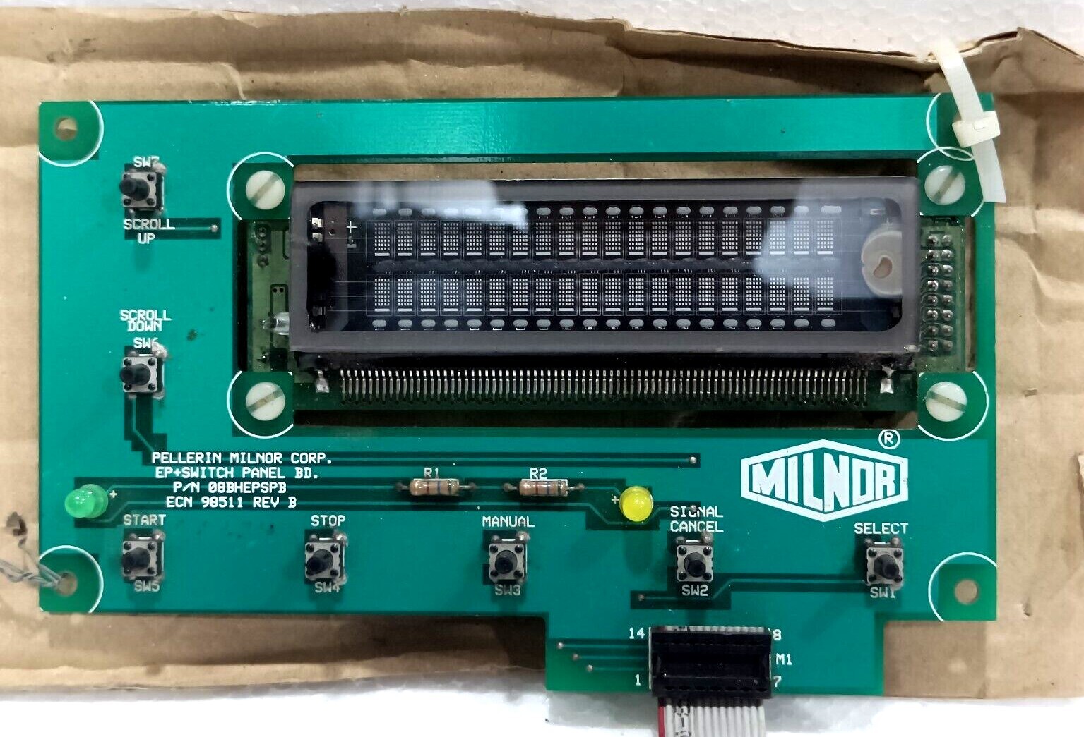 Milnor 08BHEPSPB EP+SWITCH PANEL #NEW | eBay