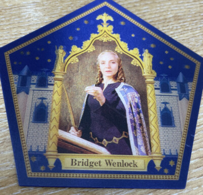 New Harry Potter chocolate frog card Bridget Wenlock | eBay