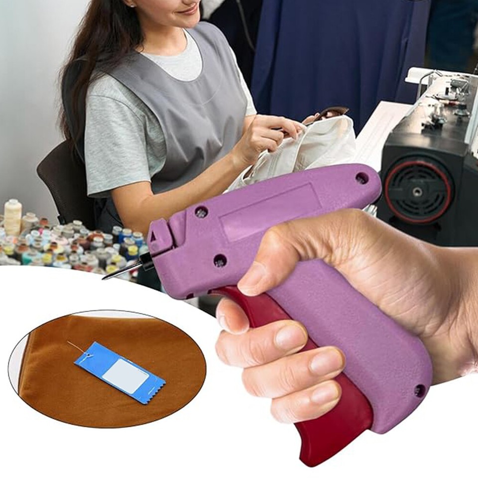 Label Tagging Gun With 6 Needles Mini Stitch Gun Tagging Stitch Tool Label Tagging Gun With 6 Needles Mini Stitch Gun Tagging Stitch Tool