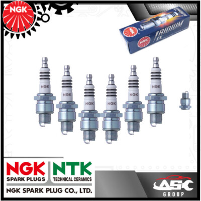 NGK Iridium IX Spark Plugs - Stk No: 3419 - Part No: BR6HIX - x6 | eBay UK