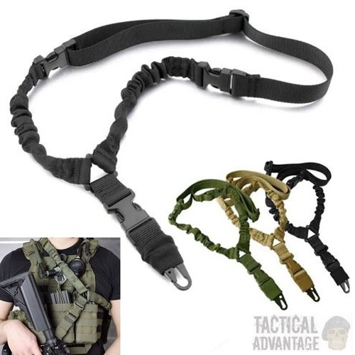 Tactical 1 Point Quick Release Rifle Sling Airsoft Hunting Gun Strap ...
