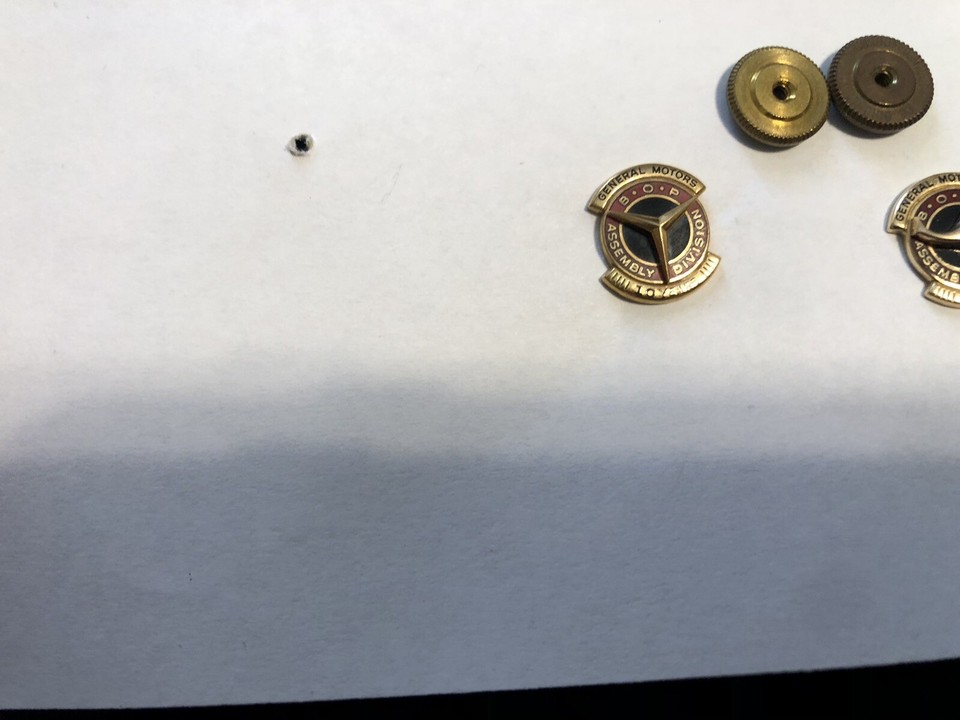 General Motors B-O-P Assembly Division, 10, 15 Year service award Pins ...