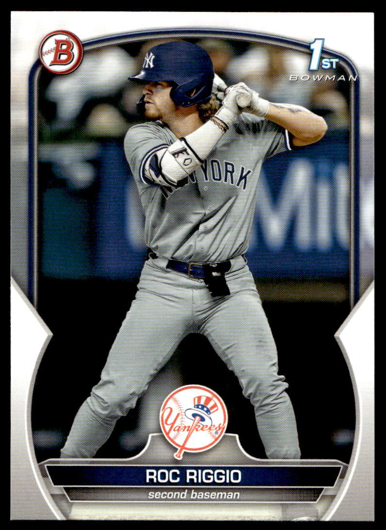 Roc Riggio 2023 Bowman Draft BD-30 New York Yankees Baseball Card | eBay