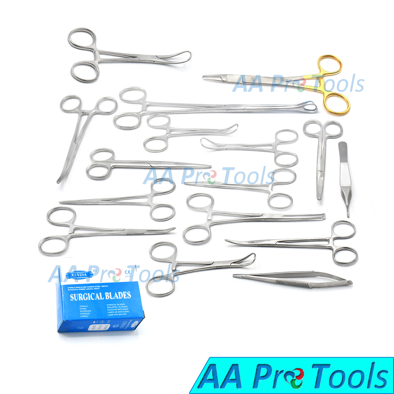 118 Instruments Spay Neuter Pack Veterinary Forceps Scissor surgical DS ...