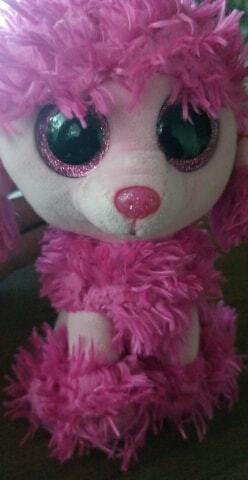 Ty Beanie Babies Boo Patsy Pink Poodle Puppy Dog Glitter Eyes 6" 2017 ...