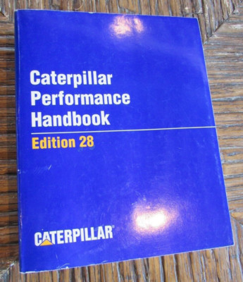 Manuals & Books - Cat Caterpillar Performance Handbook Edition