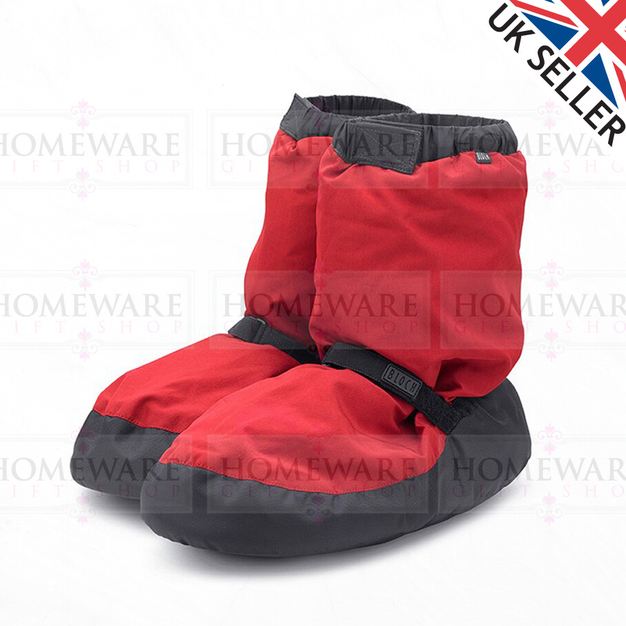 BLOCH WARM UP DANCE BOOTS LADIES MEN PINK BLUE BLACK BALLET BOOTIES UK2 ...