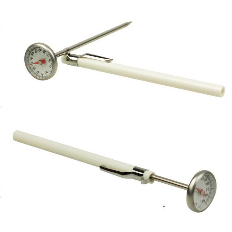 Instant Read Coffee Cooking Milk Frothing Pocket Thermometer 1" face ...