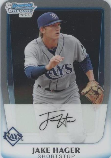 2011 Bowman Draft Picks & Prospects - Chrome Prospects Jake Hager # ...