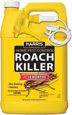 Pest Control Roach Killer Spray 1 Gal. Odorless Non-Staining Indoor ...