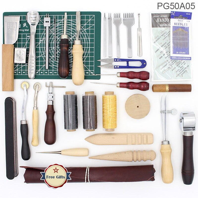 High quality leather craft sewing handmade DIY Groover Awl Edge Creaser ...