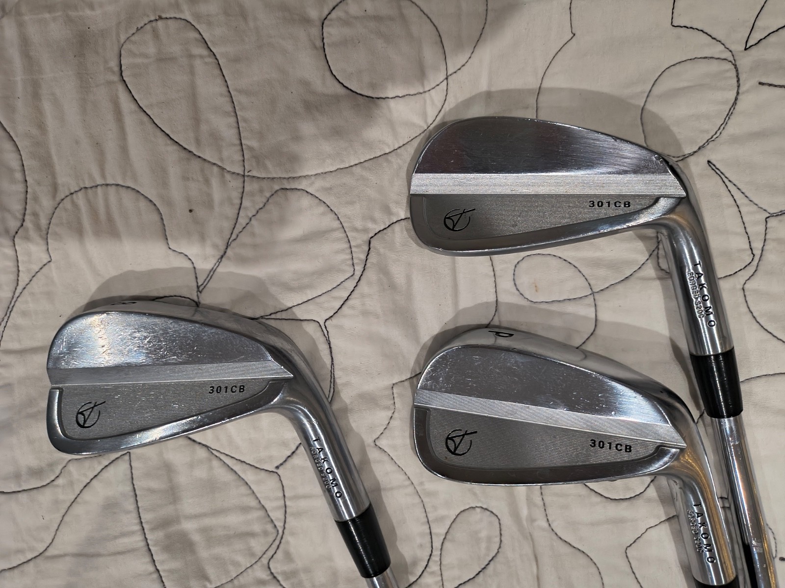 takomo irons 8-PW 301 CB S300 ATM Shafts GP Align Grips | eBay