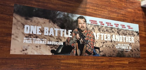 ONE BATTLE AFTER ANOTHER Leo Warner Bros Orig. BUS BENCH MOVIE POSTER ...