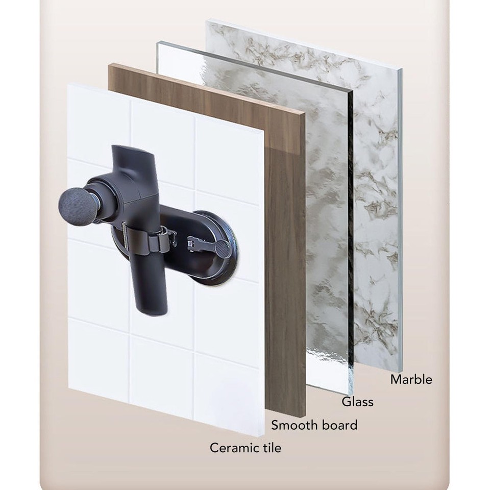 Massage Gun Holder Wall Mount Suction Cup Hand Massage Gun Mount ...