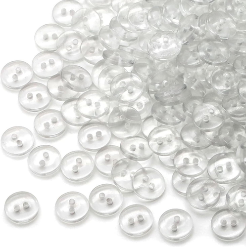 1000 Pieces Resin Buttons 2 Holes Sewing Flatback Button round Craft ...