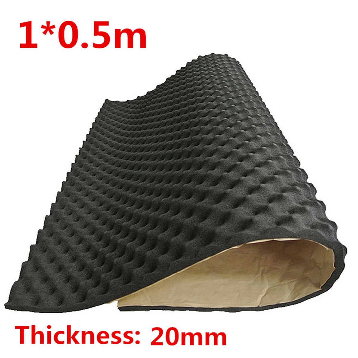 Profess 20mm Car Bonnet Sound Proofing Hood Insulation Deadener Mat ...