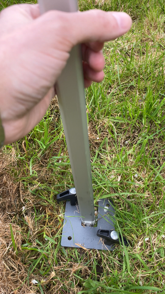 Awning Leg Feet Plate Anchor Campervan Motorhome Thule Omnistor Fiamma ...