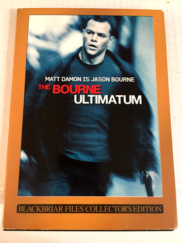 The Bourne Ultimatum Matt Damon DVD With Blackbriar File Booklet | eBay