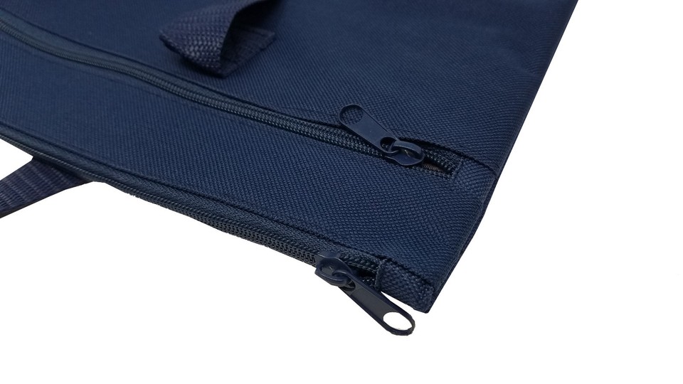 2 Pieces Large Zippered Carry Pouch Bag Documents Bags W Handle ...