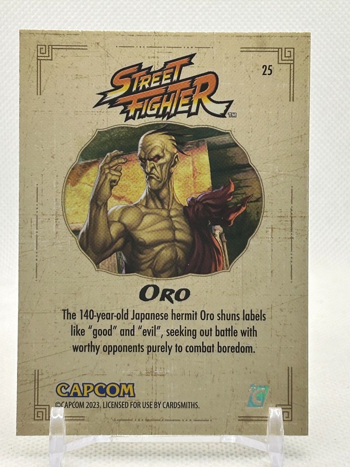2023 Cardsmiths Capcom Street Fighter #25 Oro | eBay
