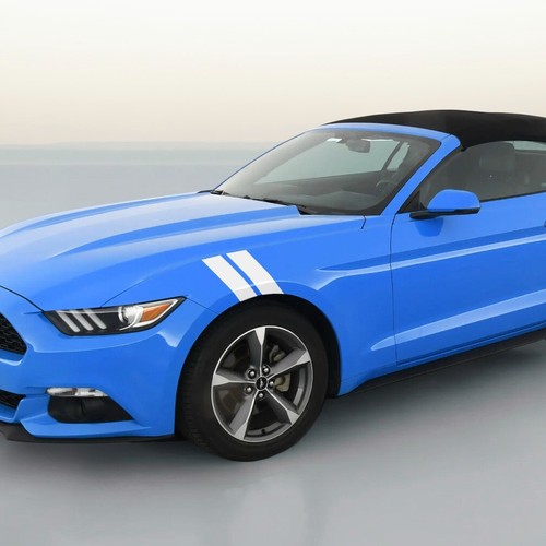 3" Dual Fender Stripe Hash Mark Stripe Decal Graphic Kit For FORD ...