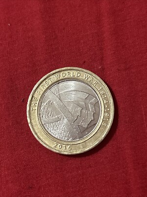 The First World War 2 Pound Coin 1914 - 1918 2016 edition £2 WW1 | RARE ...