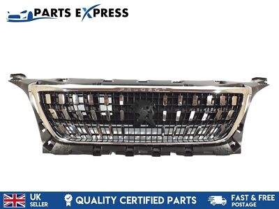 PEUGEOT 3008 5008 MK2 2016 - 2021 FRONT BUMPER TOP MAIN GRILL + CHROME ...