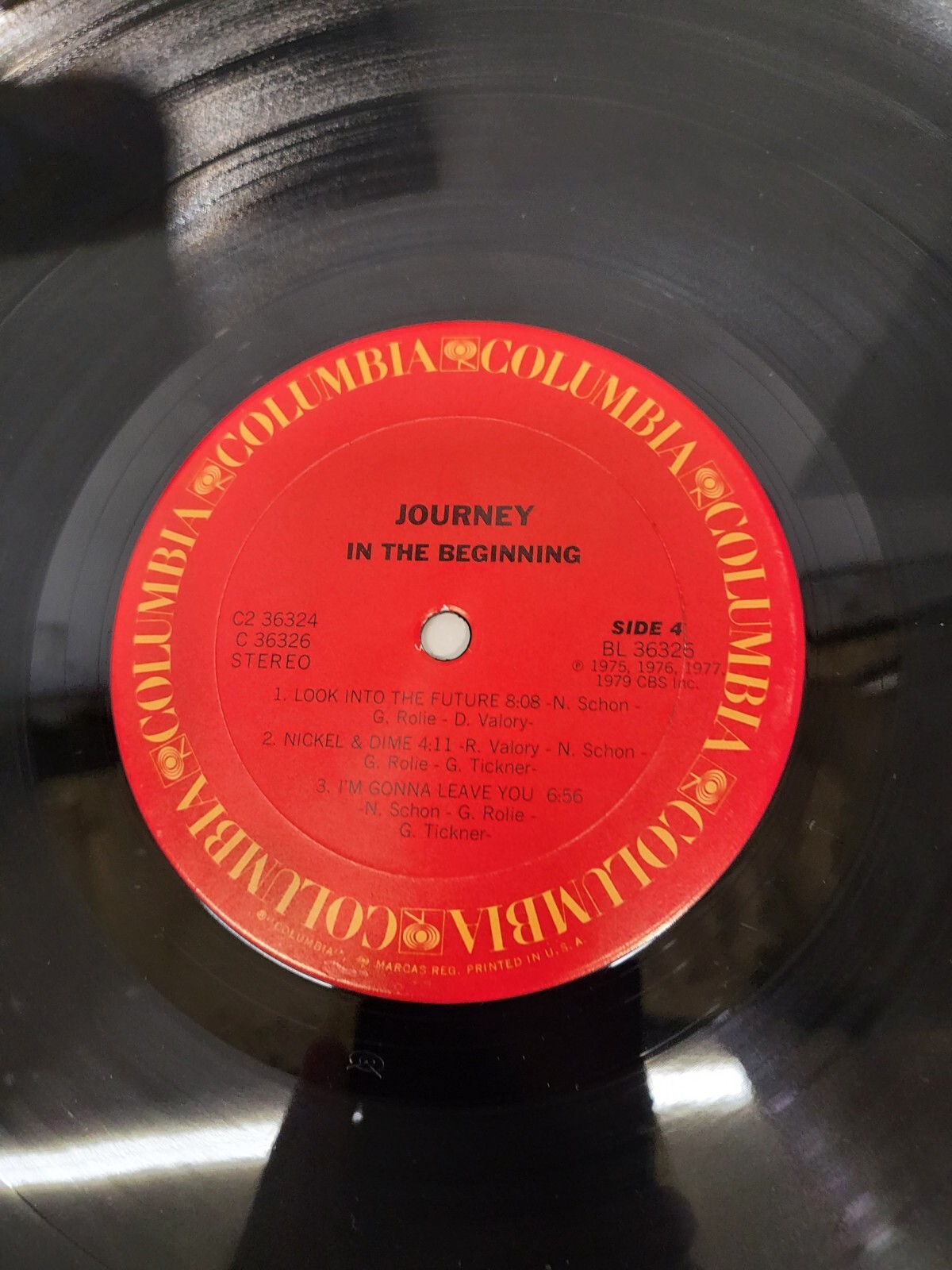 Journey In the Beginning Columbia 36324 DOUBLE Record Album Vinyl LP ...