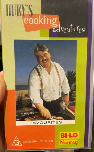 Huey's Cooking Adventures - Favourites VHS VIDEO TAPE (food / cooking ...