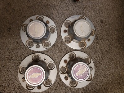 4 1980 c10 wheel center caps oem aluminum used aluminum not plastic | eBay