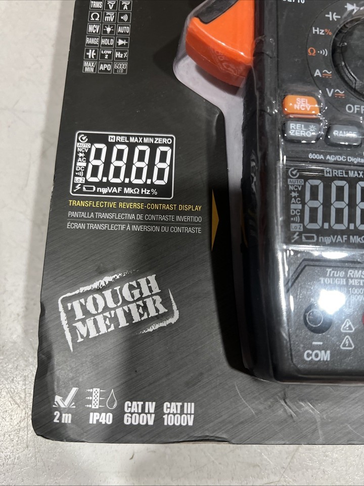 Klein Tools Cl710 Clamp Meter True Rms Voltage Detection Ac Dc Current ...