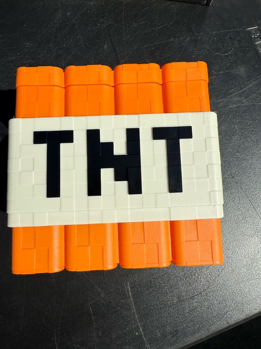 Tnt Minecraft Logo Minecraft Crochet Block Series: Part 1 – TNT
