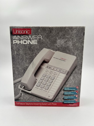 Unisonic Answer Phone Telephone Full Feature Answering System Brand New ...