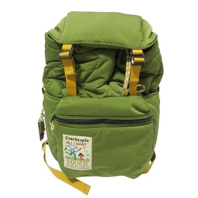 COACH Coachtopia Recycled Polyester Loop Backpack CQ058 Green Unisex ...