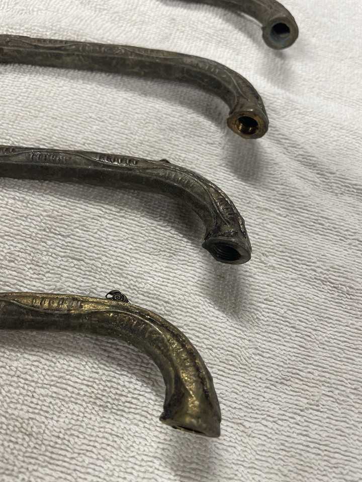 Lot(4) Vintage Antique Spanish Brass Arms Chandelier Parts Restore | eBay