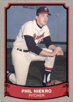 1989 Pacific Legends II Baseball Phil Niekro Milwaukee Braves #212 | eBay