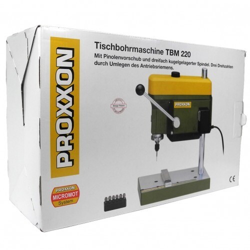 Proxxon TBM 220 Jewellers Drilling Table Mini Bench Drill Press - TD14 ...