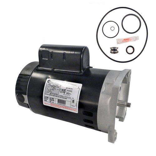 Puri Tech Repl Motor Kit Sta-Rite SuperMax 1HP PHK2RA6E-102L B2853 w/GO ...