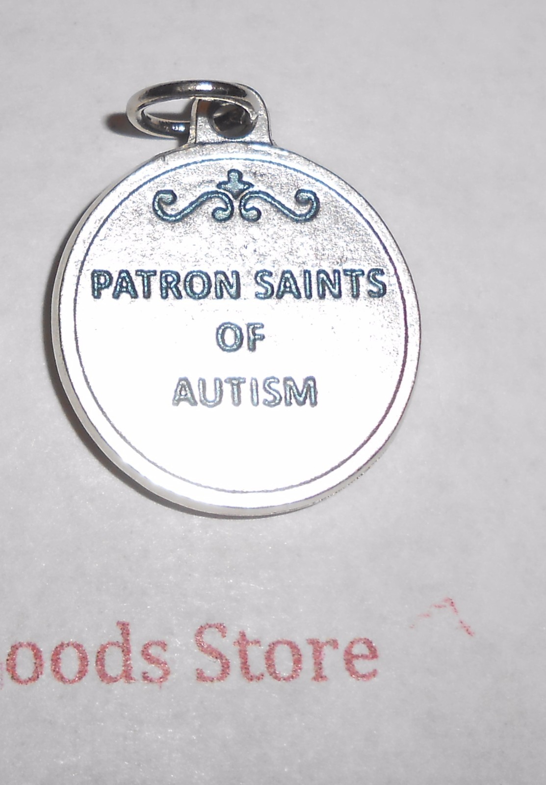 Saint Dymphna & St. Nicholas - Patron Saints of Autism - 3/4 inch Medal ...