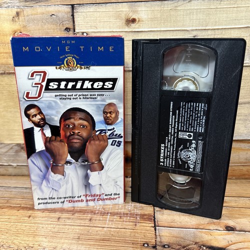 3 Strikes VHS VCR Video Tape Used Faizon Love | eBay