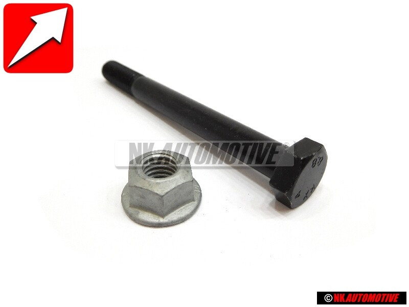 SET For VW Passat Phaeton Front Suspension Strut Hub Pinch Bolt & Nut ...