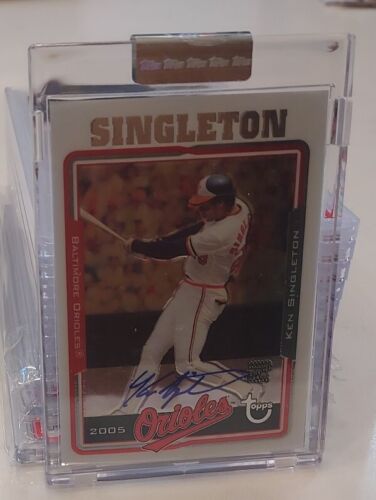 KEN SINGLETON 2005 TOPPS RETIRED SIGNATURES CERTIFIED AUTOGRAPH auto ...