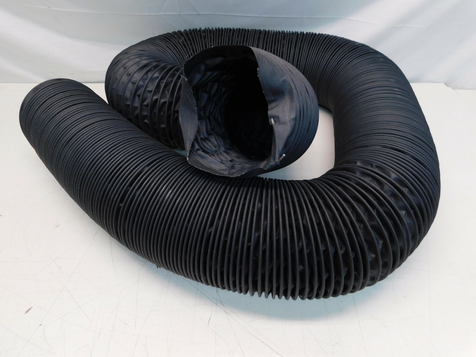 Flexaust CWGP Polyester Duct Hose, Black, 6" ID, 25' Length | eBay