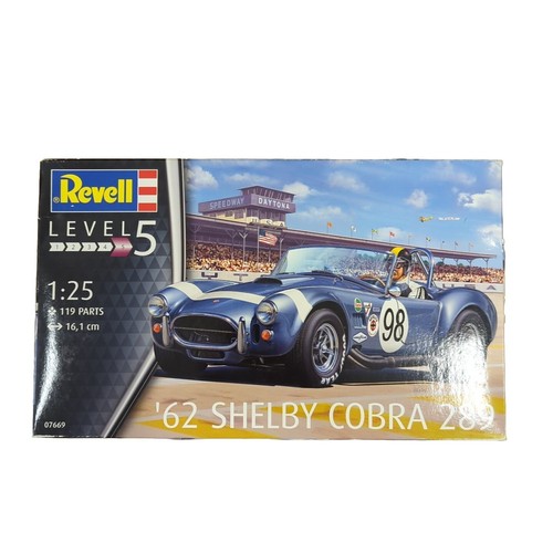 Revell 07669 '62 Shelby Cobra 289 1:25 Scale Unbuilt/Unpainted Plastic ...