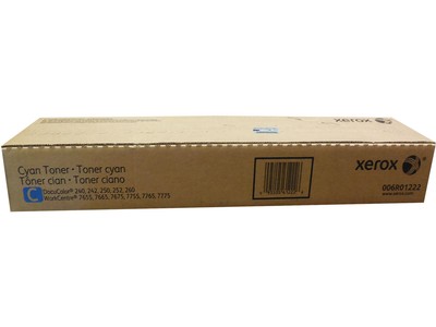 Genuine Xerox 34000 Page Yield Original Toner Cartridge Cyan 006R01222 ...