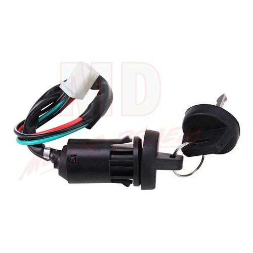 IGNITION KEY SWITCH ETON VIPER SIERRA IMPULS RASCAL 50CC 70CC 90CC ATV ...