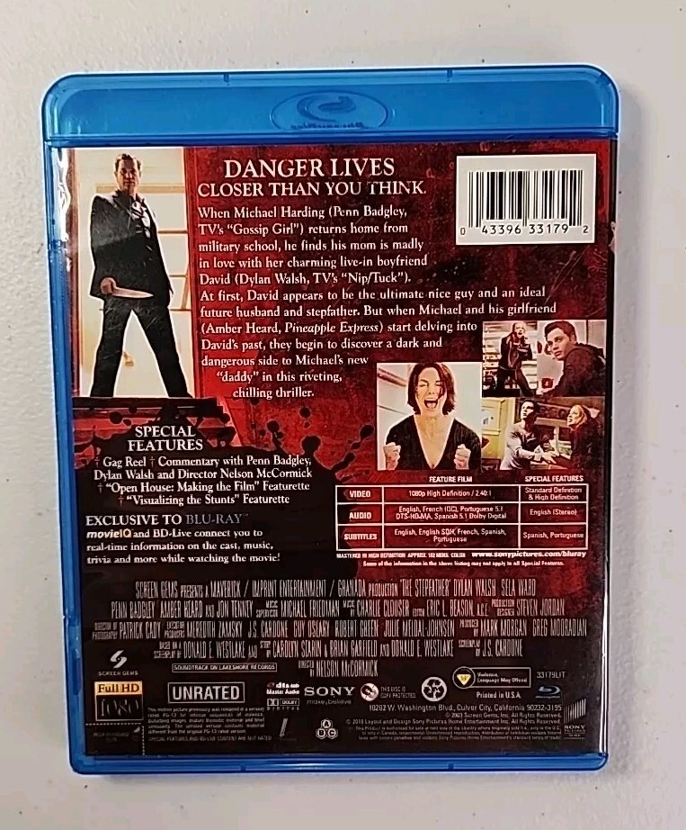 The Stepfather (Blu-ray, 2009) Unrated Director's Cut 43396331792| eBay