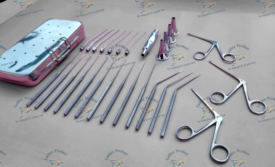 Shea Ear Operation Myringotomy Instruments Set 29 Myringoplasty ...